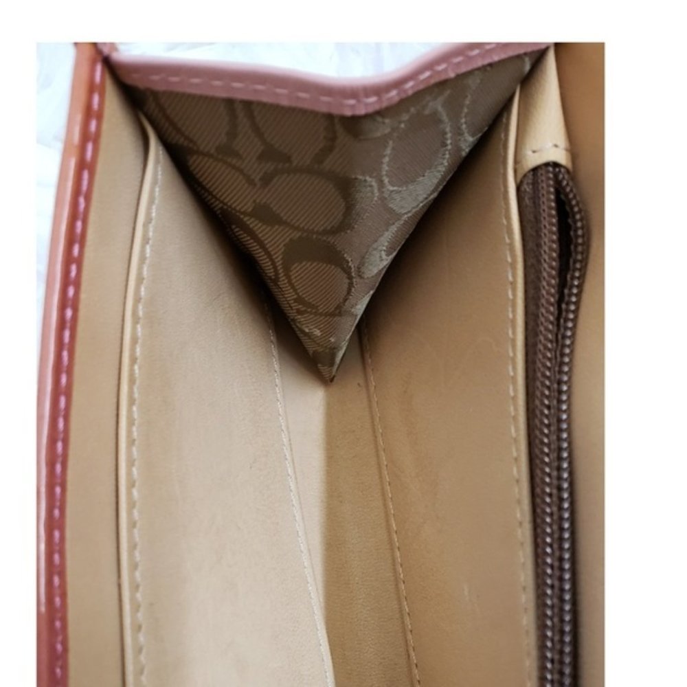 Coach - Pink Orange Wallet/Wristlet - Gem